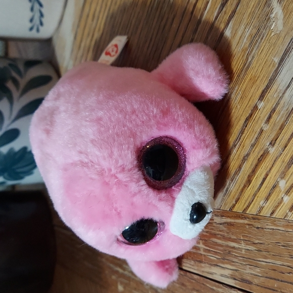 Ty | Toys | Ty Beanie Boos Pierre The Pink Seal | Poshmark